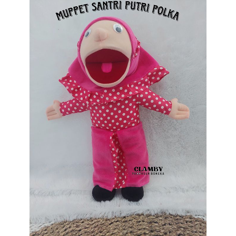 Muppet Hand Doll Doll Doll puppet Educational Doll Cute pink Fairy Tale ...
