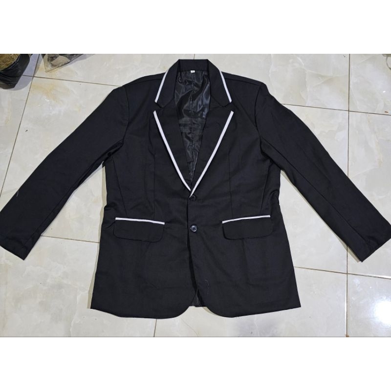 HITAM [Ready Stock] ALMAMATER Jas, SCHOOL Jas, BLACK LIS WHITE Jas ...