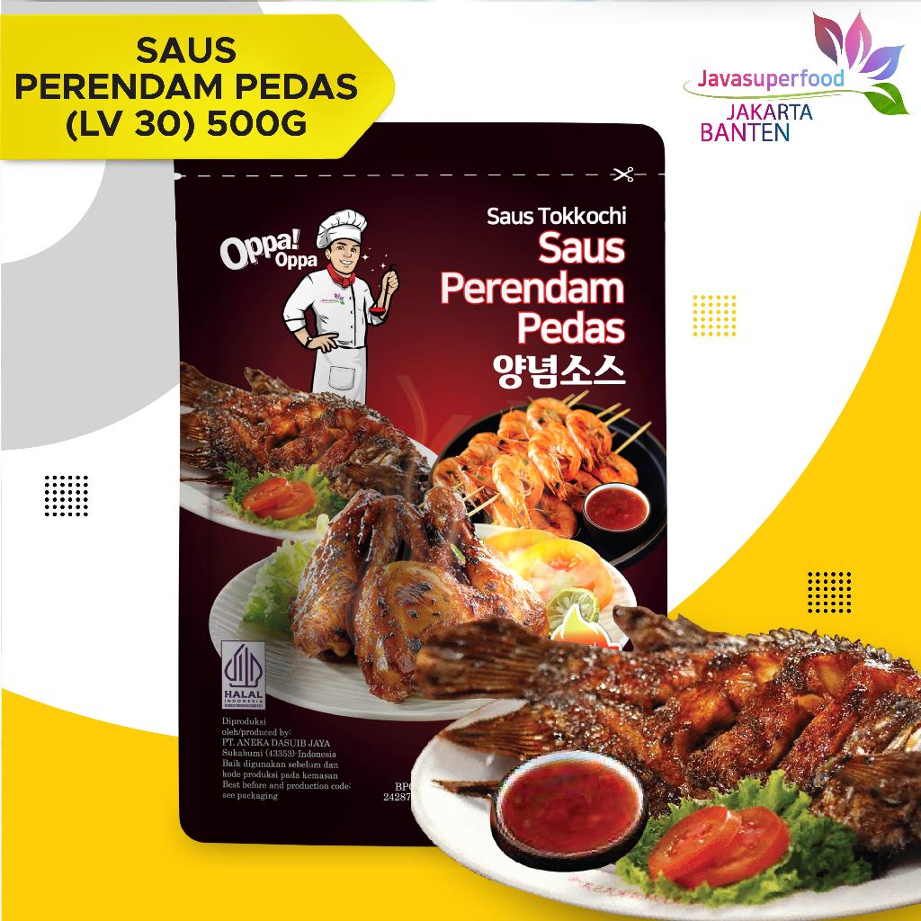 Tokkochi Spicy Soaking Sauce Spicy Buldak Sauce 500g Level 30 Oppa-Oppa ...