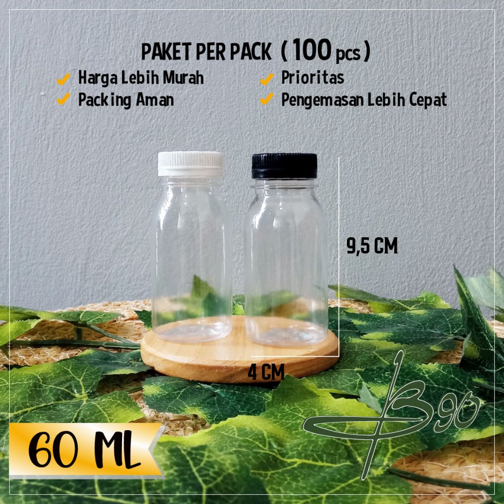 Zam Zam Bottle 60 ml Plastic Bottle Zamzam Bottle 60 ml Free Bubble ...