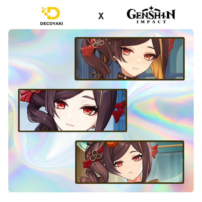 Chiori Genshin Impact Hologram Slap Sticker, Chiori Genshin Impact ...