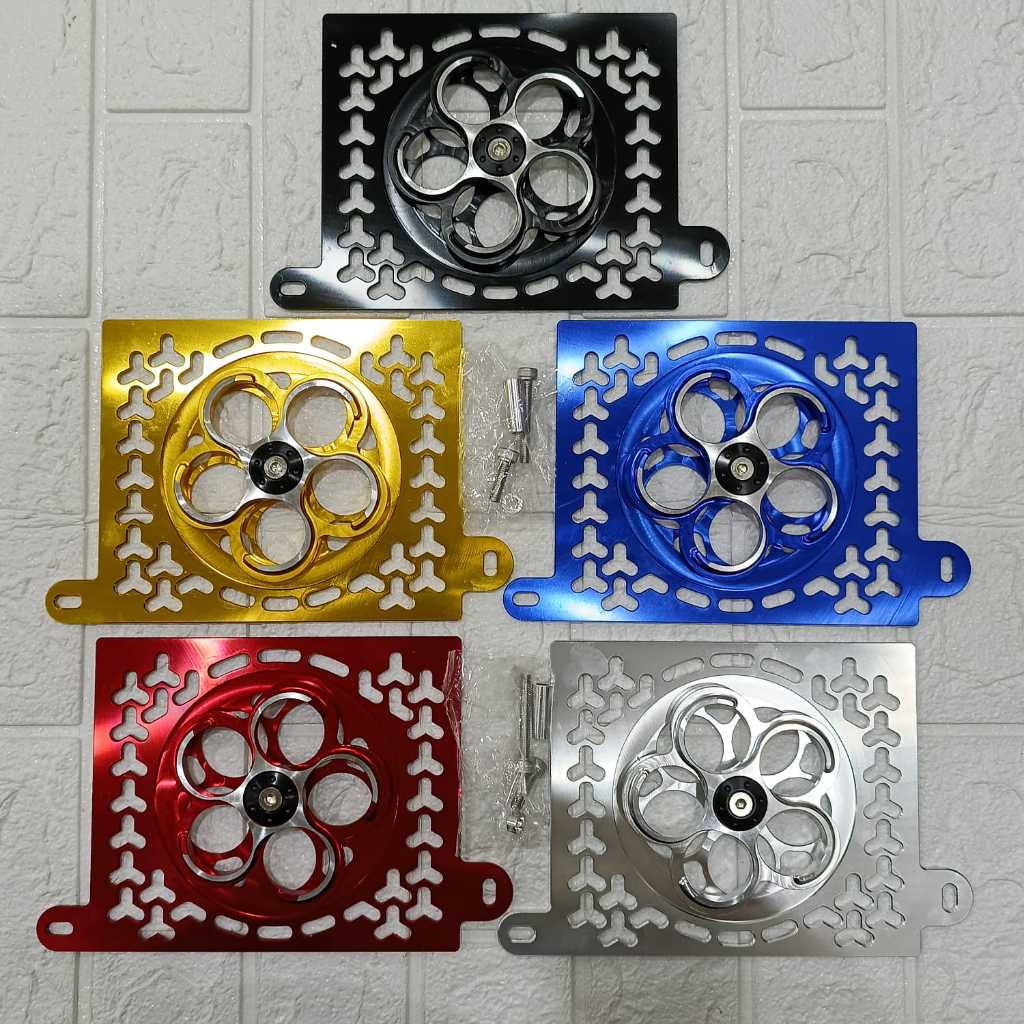 MESIN Engine Cover Fan Spinner CNC Rotation Guard New Design Radiator ...