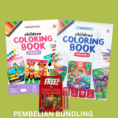 Children COLORING BOOK VOL 1 & 2 | Shopee Malaysia