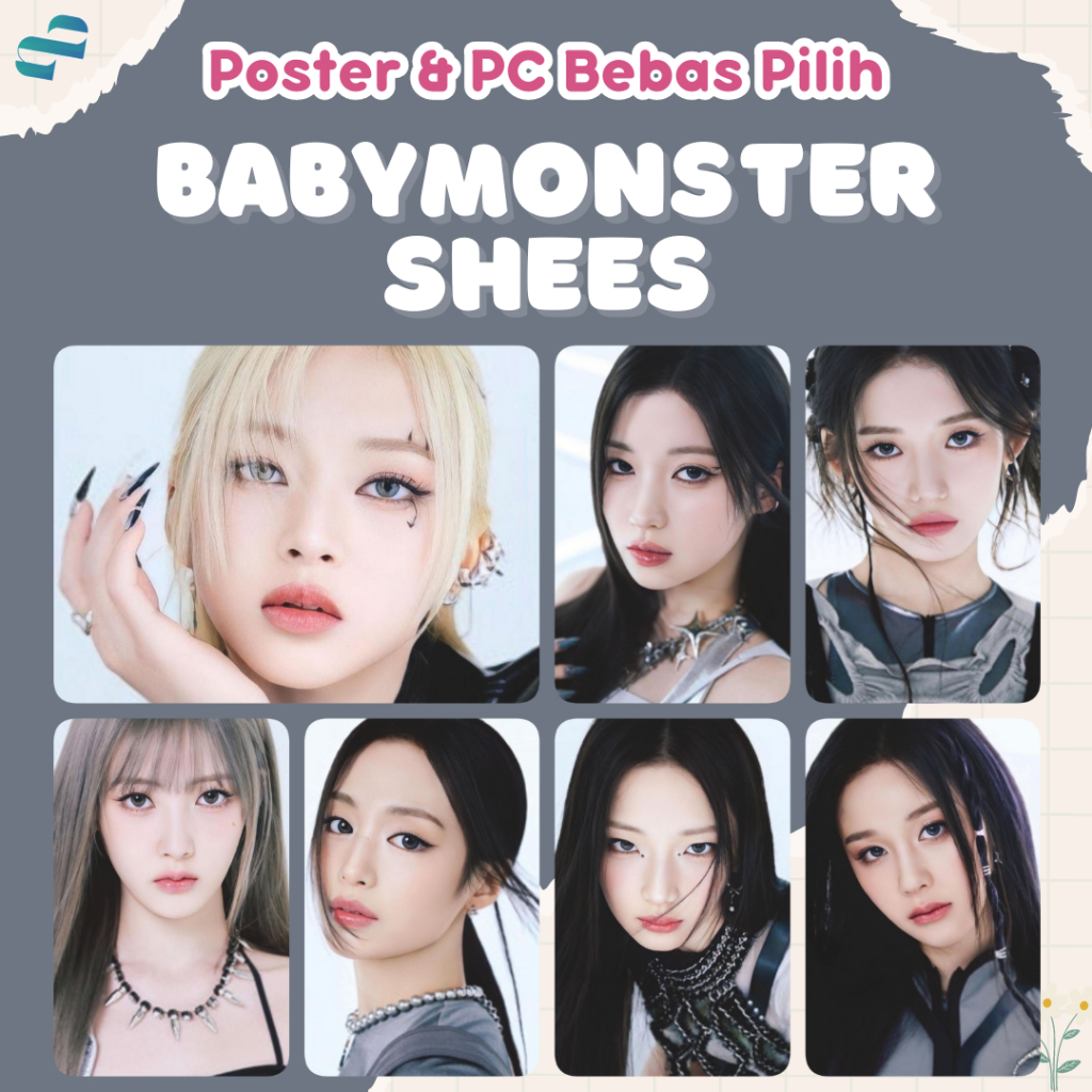Poster BABY MONSTER SHEES/BABYMONS7ER (Part 3) - Poster Kpop A4 A5 A6 ...