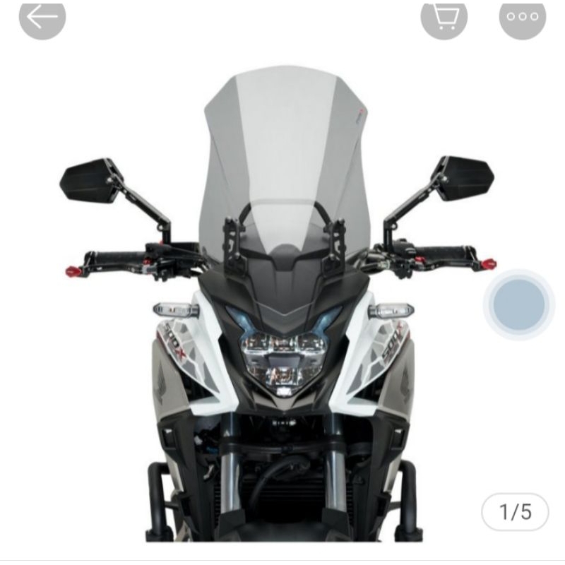Visor windshield Honda cb150X model cb500 | Shopee Malaysia