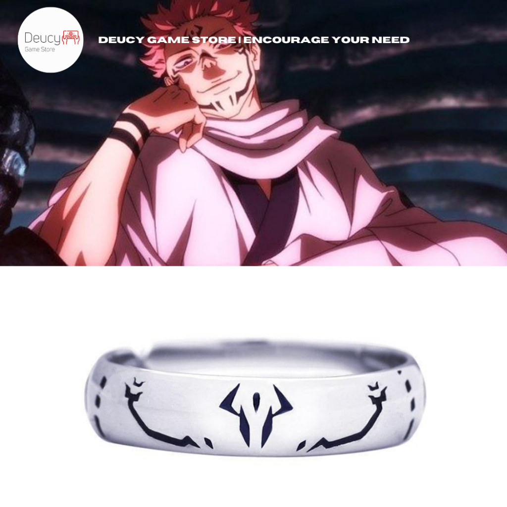 Sukuna Anime Manga Jujutsu Kaisen Cosplay Ring or Daily Use | Shopee ...