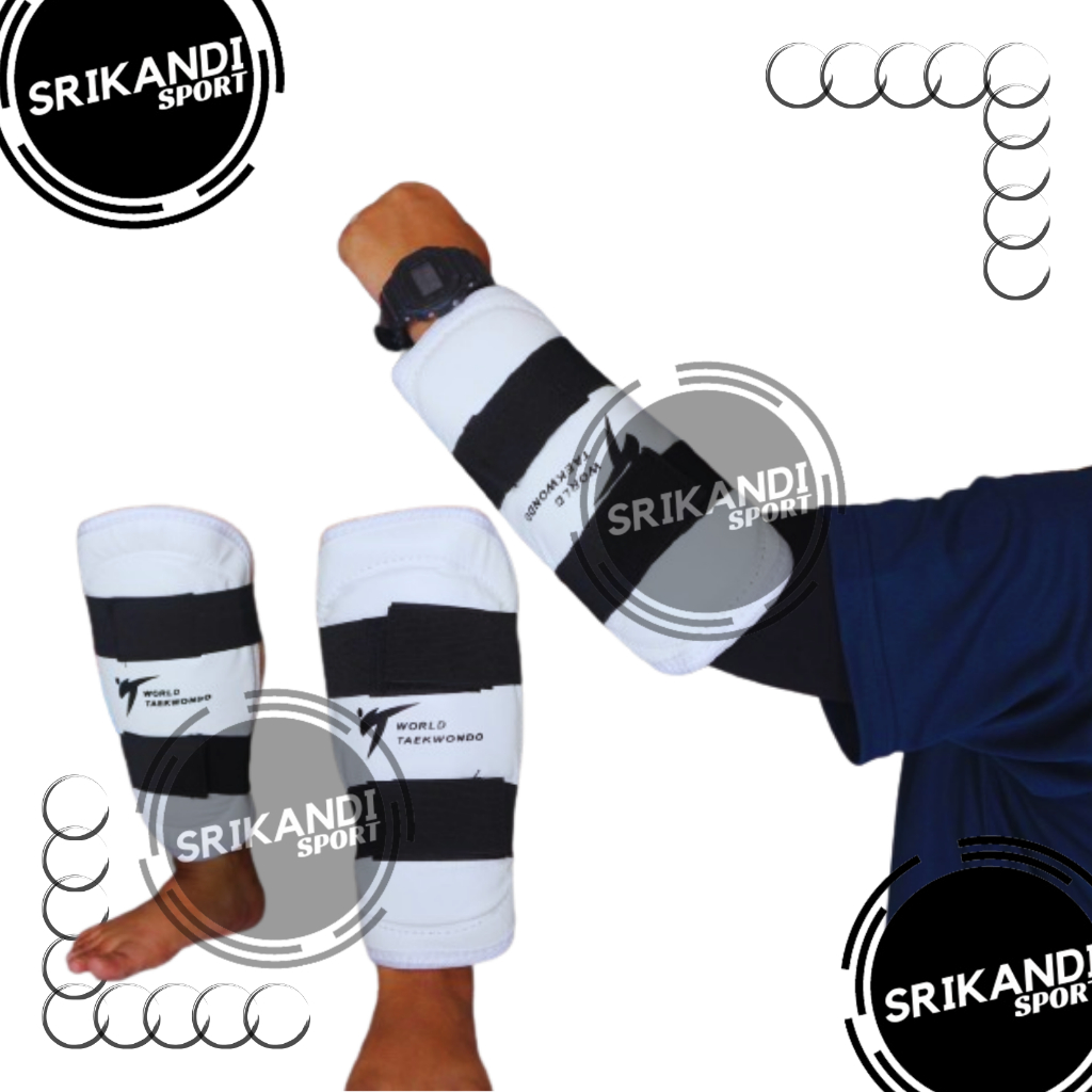 1set Hand Protector+Leg Dekker TAEKWONDO WTF Arm & Shin Guard Shin ...