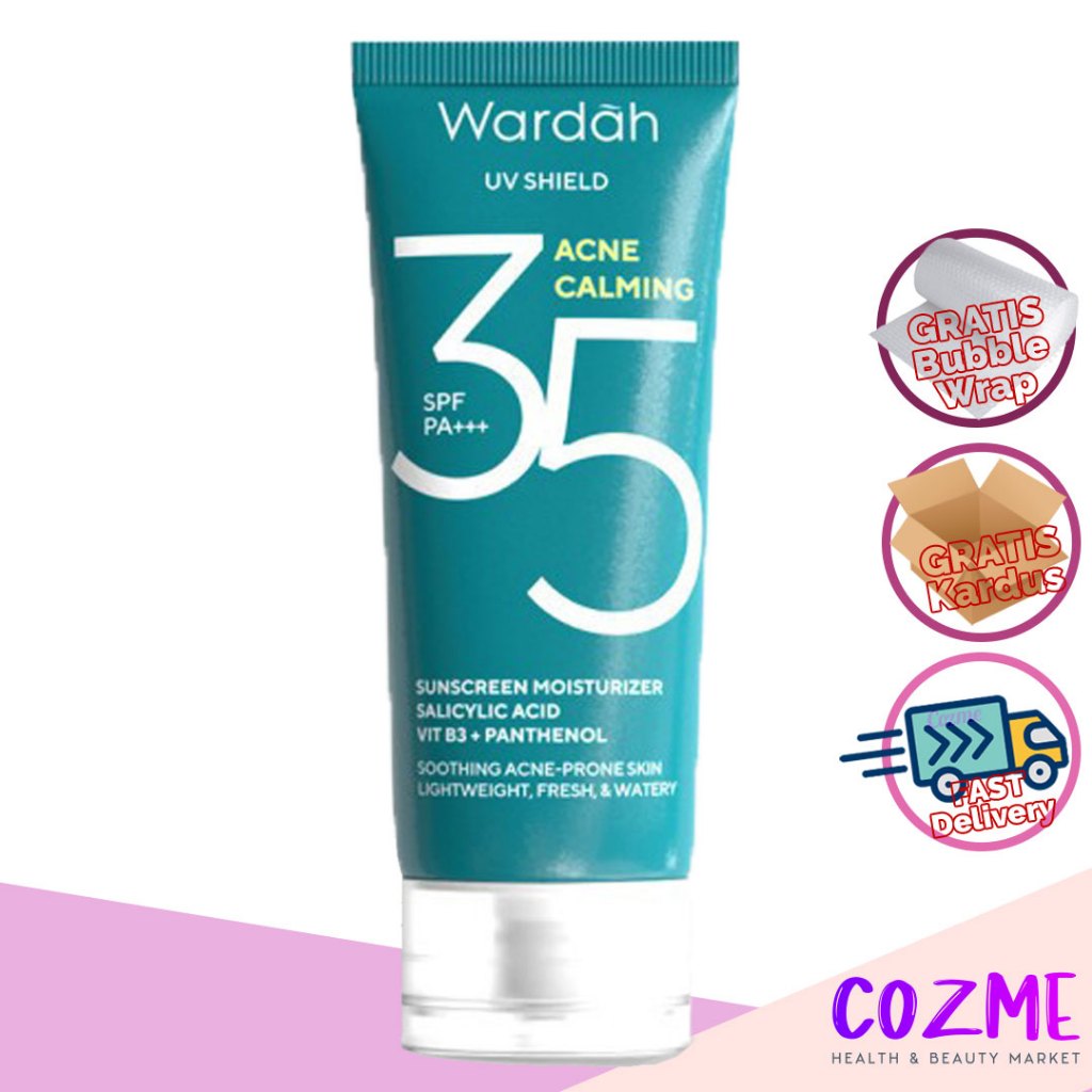 Wardah Uv Shield Acne Calming SPF 35 PA+++ 35mL | Shopee Malaysia