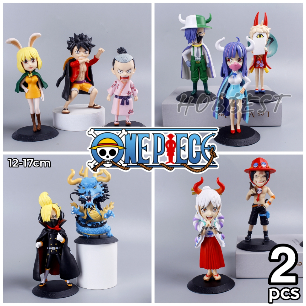 One PIECE WANO Q Ver Action Figure. contains 2 pcs - Miniature Display ...