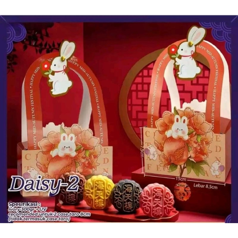 Mooncake box 100gr mooncake box 125gr Contains 3 mooncake Boxes 75gr ...