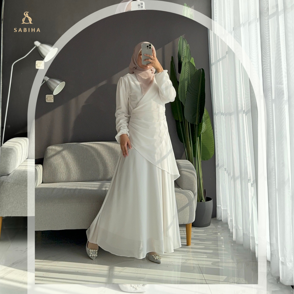 Fayre Dress x Ema Putri (line A skirt) | Sabiha.id | Shopee Malaysia