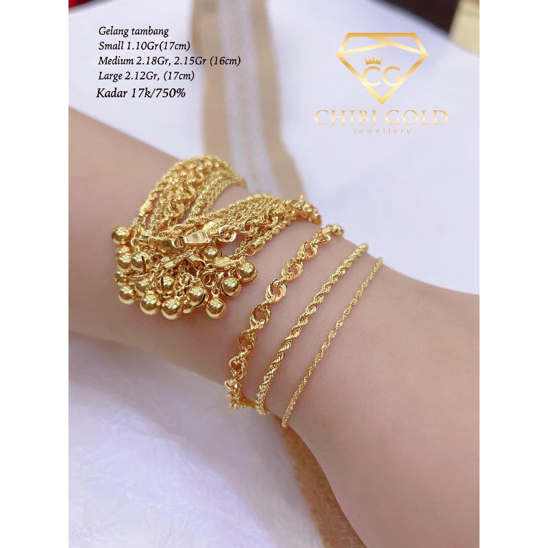 Chibi GOLD JAWELLERY- Mining bracelet yellow 700 rate 16K - chibigold ...