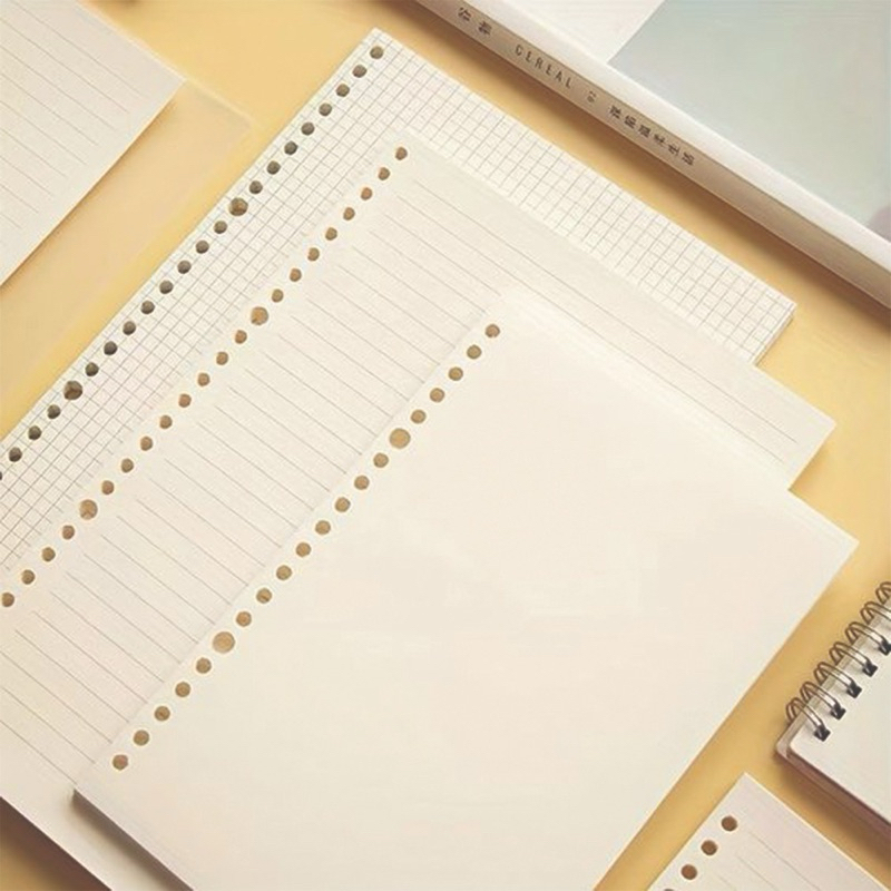 Loose Leaf A5, B5 A4 Binder File Paper, 20Holes A5,26 Holes B5, 72 gsm ...