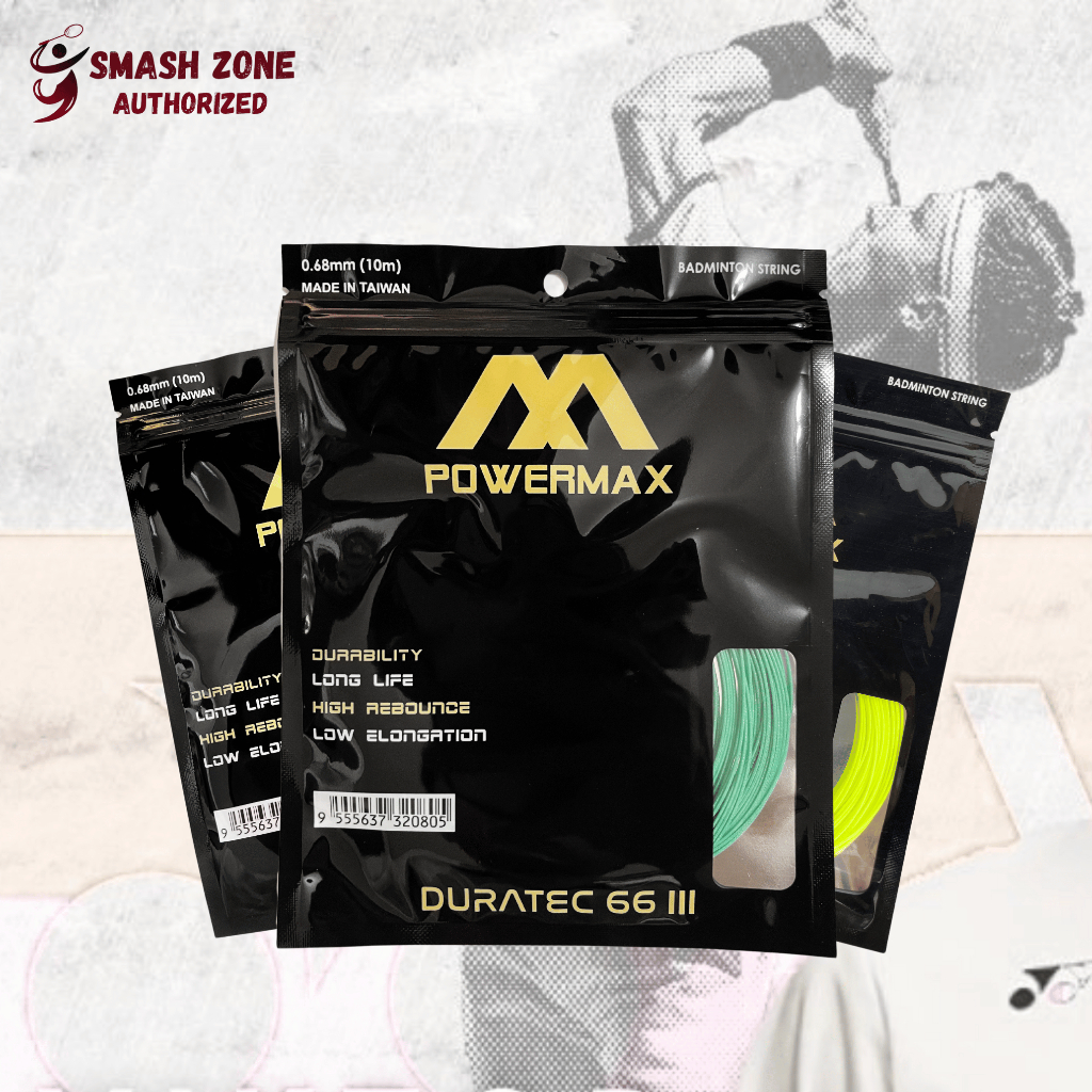Power Max Duratec 66 III Badminton Racket String Original | Badminton ...
