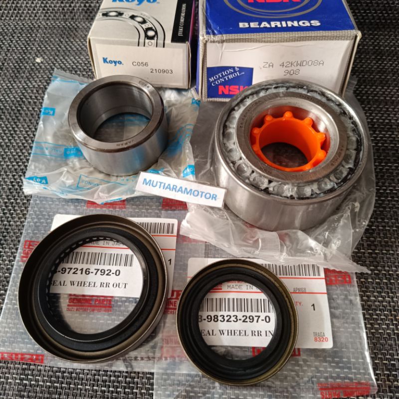 Bearing SET+Rear Wheel SEAL ISUZU TRAGA ISUZU DMAX (1 SET 1 Wheel ...