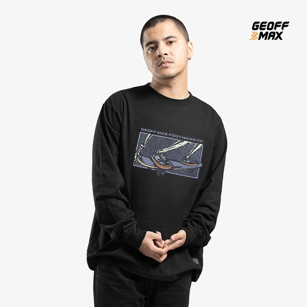 Geoff Max - Rush LS Black | Unisex Long Sleeve T-Shirt For Men And ...