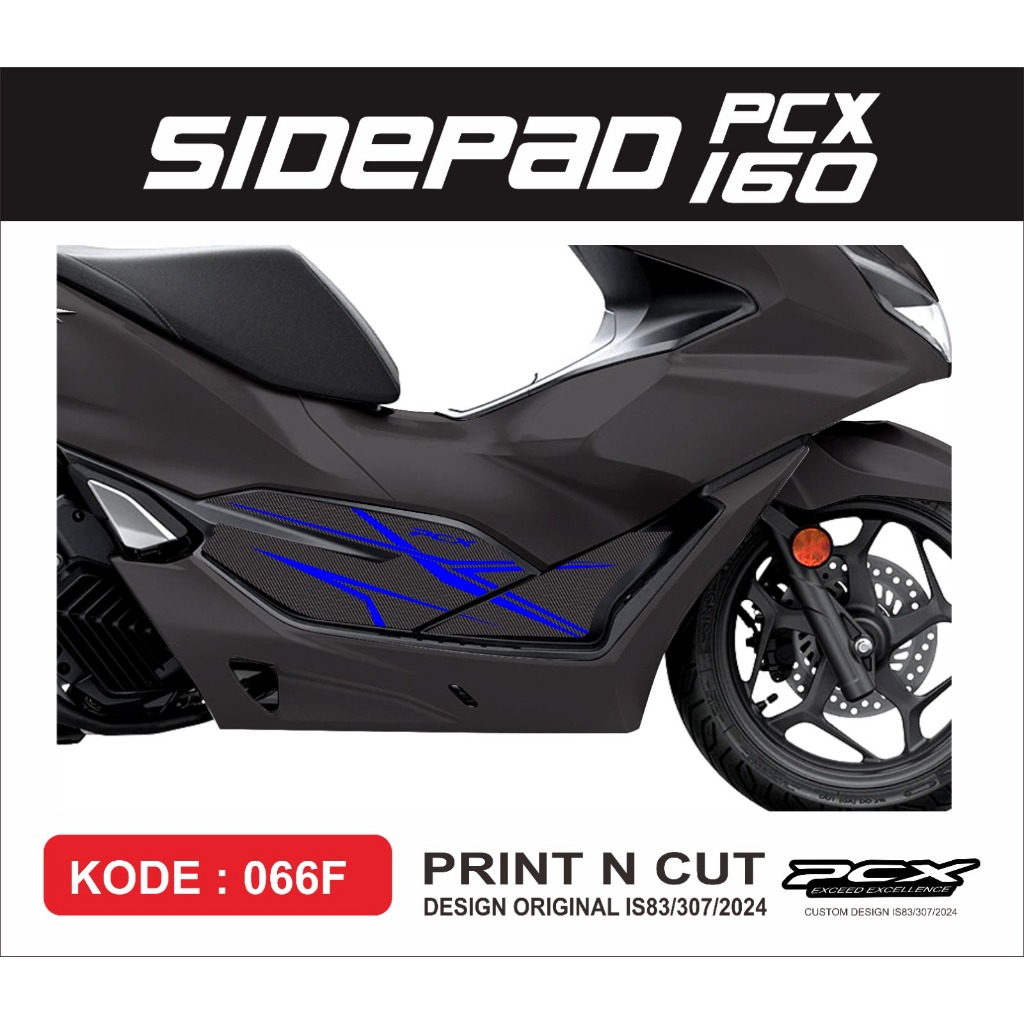 Tankpad Sticker Lower Sidepad Variation honda PCX 160 all PCX 160 ...