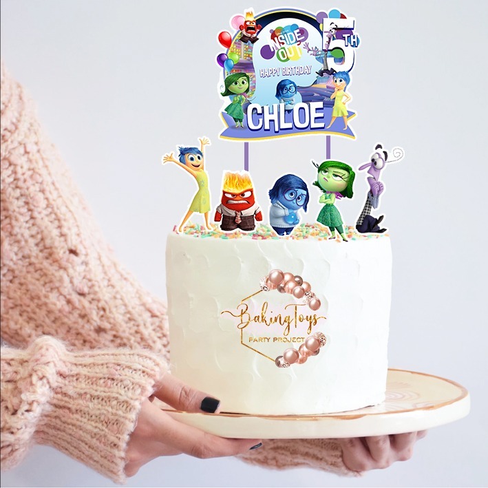 Inside Out Cake Topper Cake Topper Birthday Cake/Birthday Cake ...
