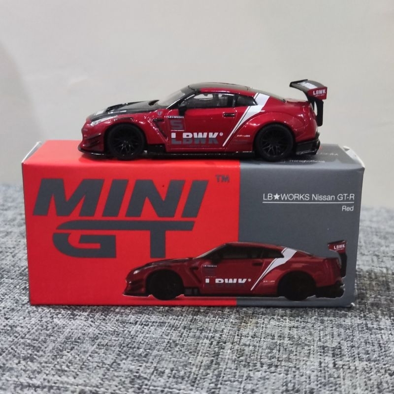 Mini GT 345 LBWK Nissan R35 Red UNSEALED | Shopee Malaysia