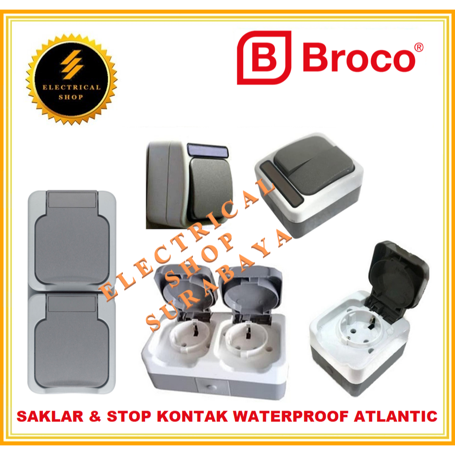 Broco ATLANTIC OB Ground Socket Switch WATERPROOF Ankle Series 2161 ...