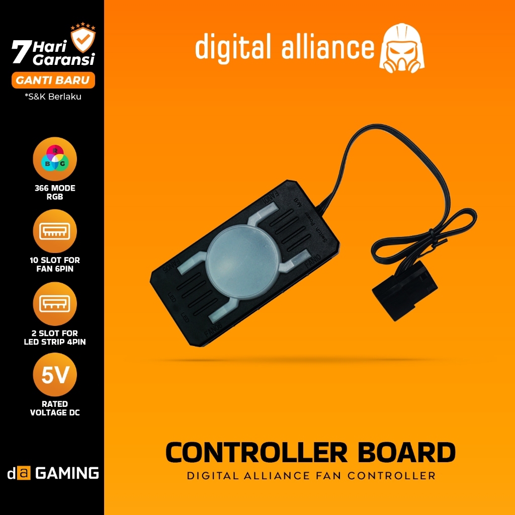 TOMBOL Controller RGB Digital Alliance Hub Remote Board Driver Fan 4 ...