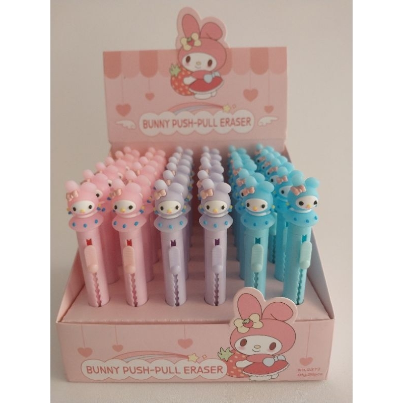 My Melody Stick Eraser/Melody Mechanical Eraser/Push Pull Eraser ...