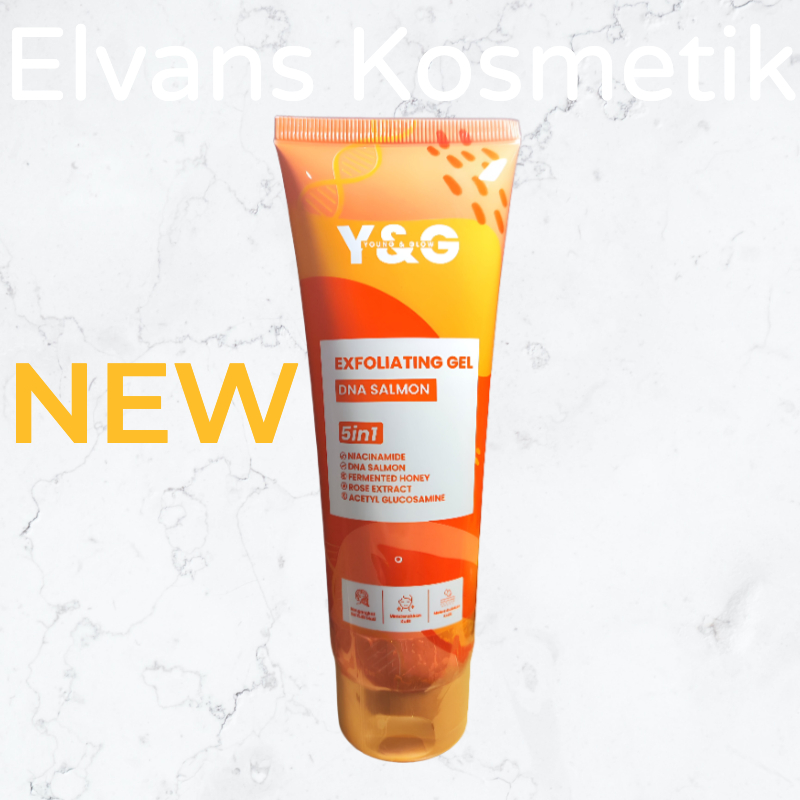 Y&g Young & Glow Exfoliating Gel DNA Salmon 130ml Cleansing, Removing ...