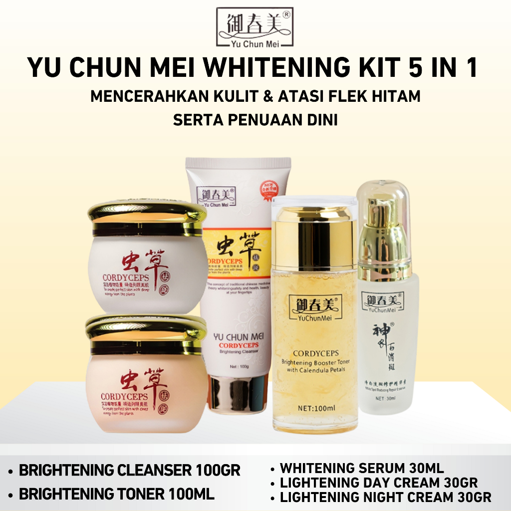 HITAM Yu CHUN MEI Complete Skincare Package Brightens And Overcomes ...