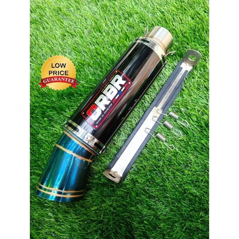 Exhaust ORBR 51mm inlet Canister only Raider 150carb/Fi TMX skygo 150 ...