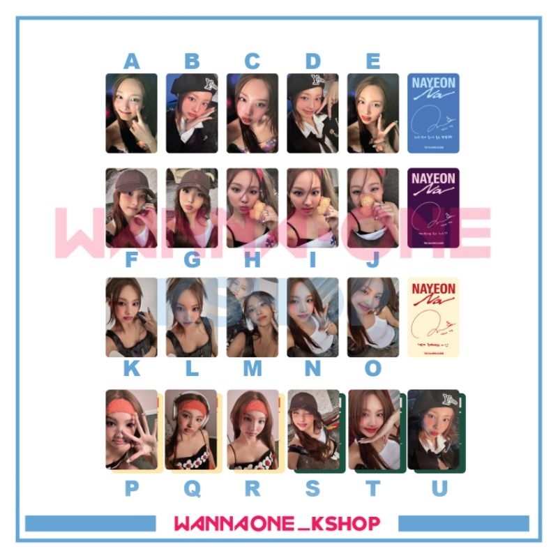 Photocard Na nayeon ABCD album | Shopee Malaysia
