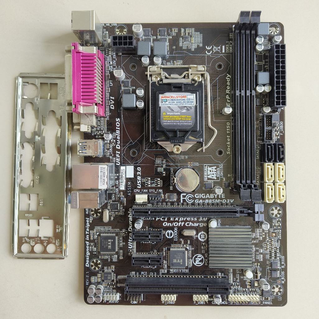Motherboard GIGABYTE GA-B85M-D3V LGA 1150 | Shopee Malaysia