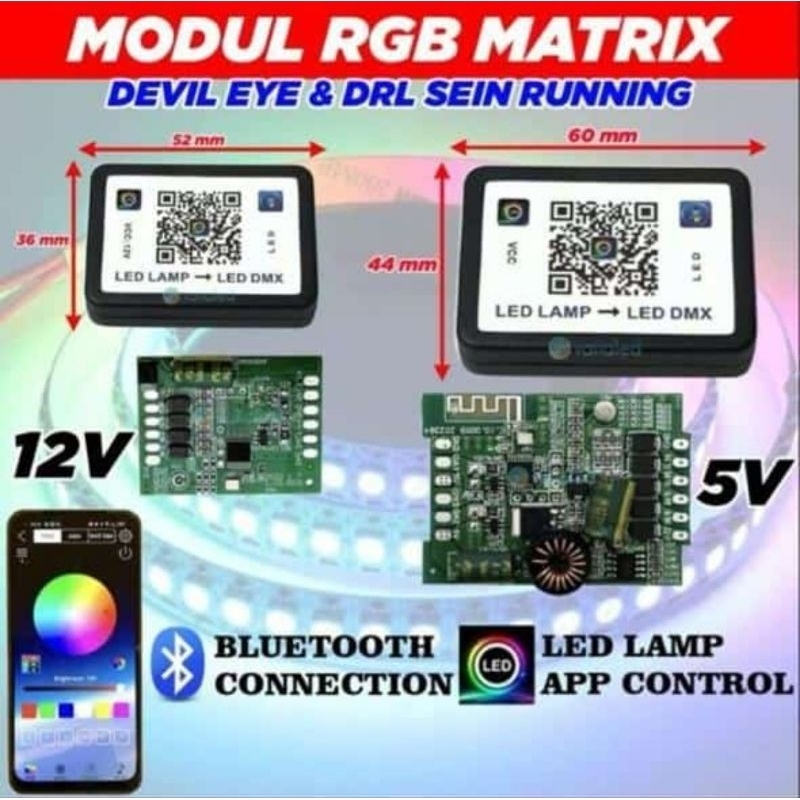 Dmx PCB LED Module Under LED Eyebrow Module | Shopee Malaysia