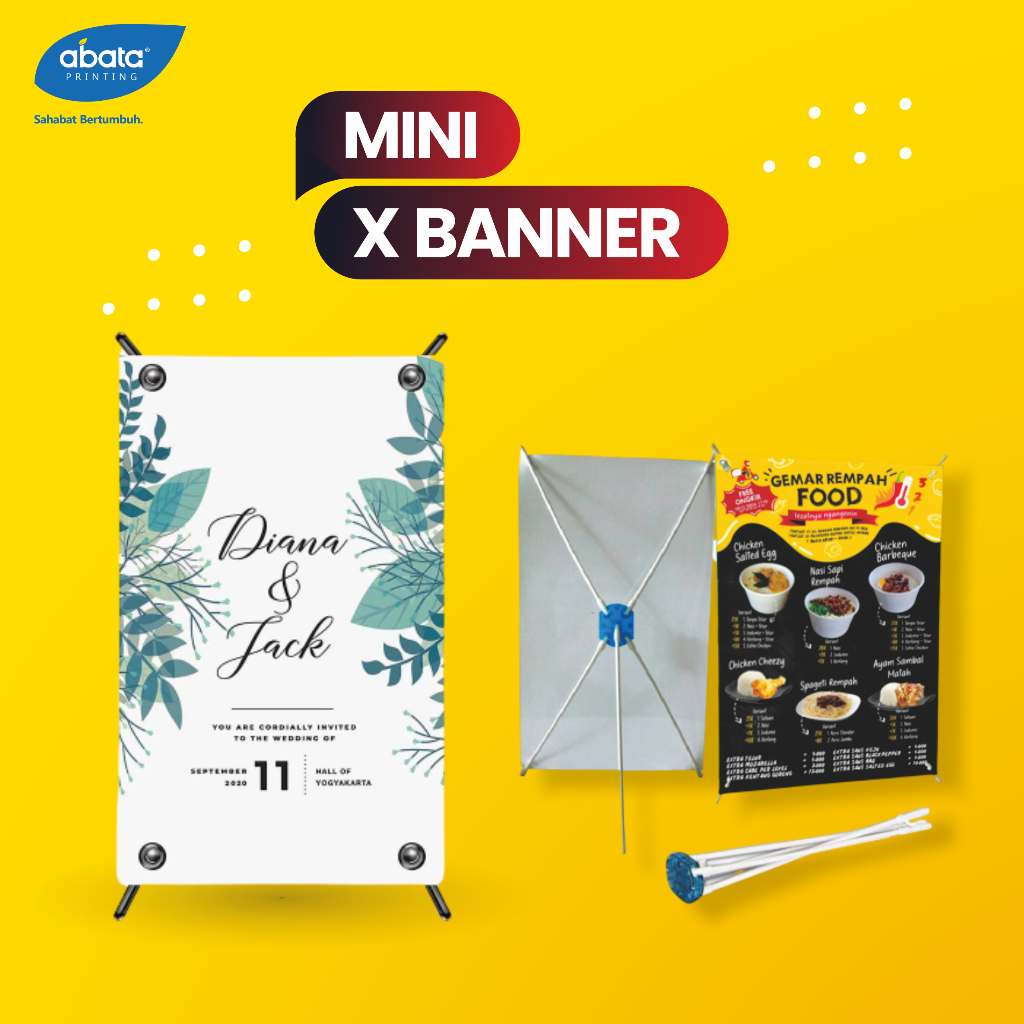 Mini X Banner - Portable And Practical Promotional Display Stand ...