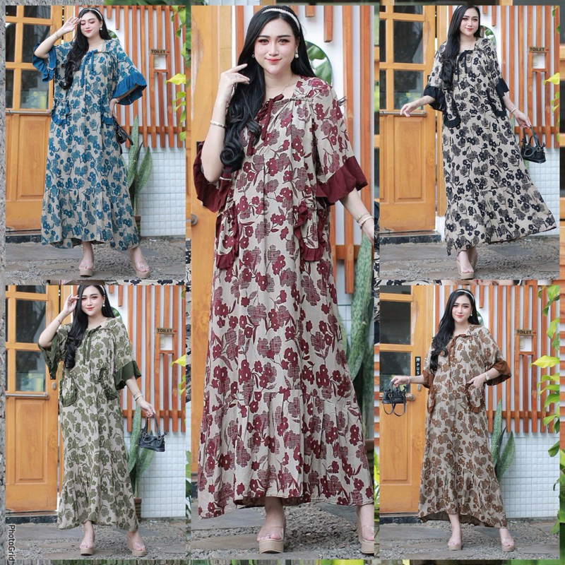 HANAMI DASTER BUSUI WOMEN'S DASTER PREMIUM RAYON MATERIAL ADEM ...