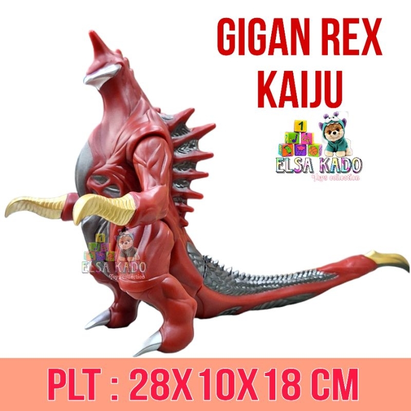 Godzilla Vs Gigan Rex Monster Ultraman Kaiju Toy Figure | Shopee Malaysia