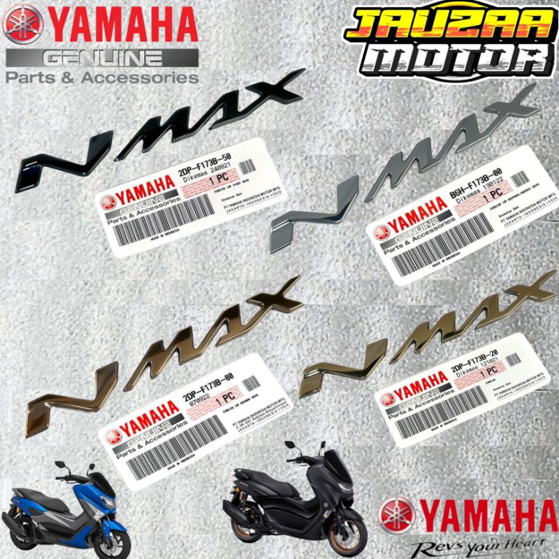 3D EMBLEM NMAX BODY LOGO STICKER OLD NMAX NEW 155 2DP-F173B ORIGINAL ...