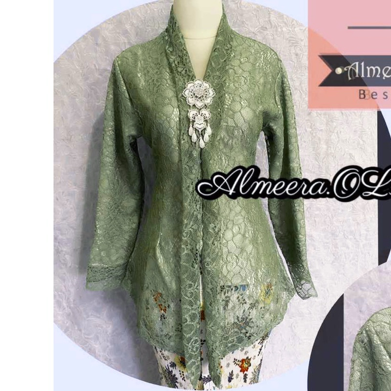 Kartini brocade kebaya with FURING modern kebaya, traditional Javanese ...