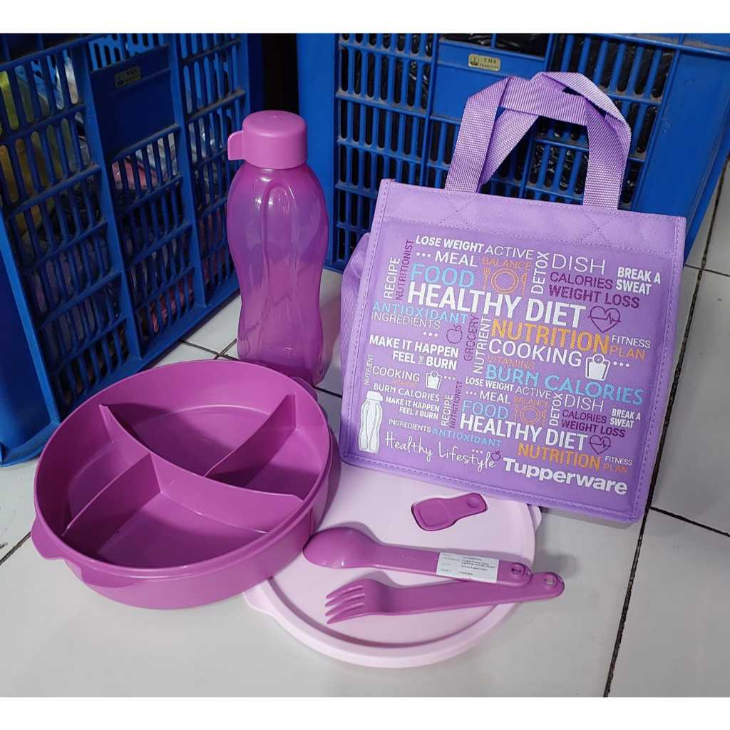 Complete Lunch Box Fit To Go Lifestyle Tupperware | Shopee Malaysia