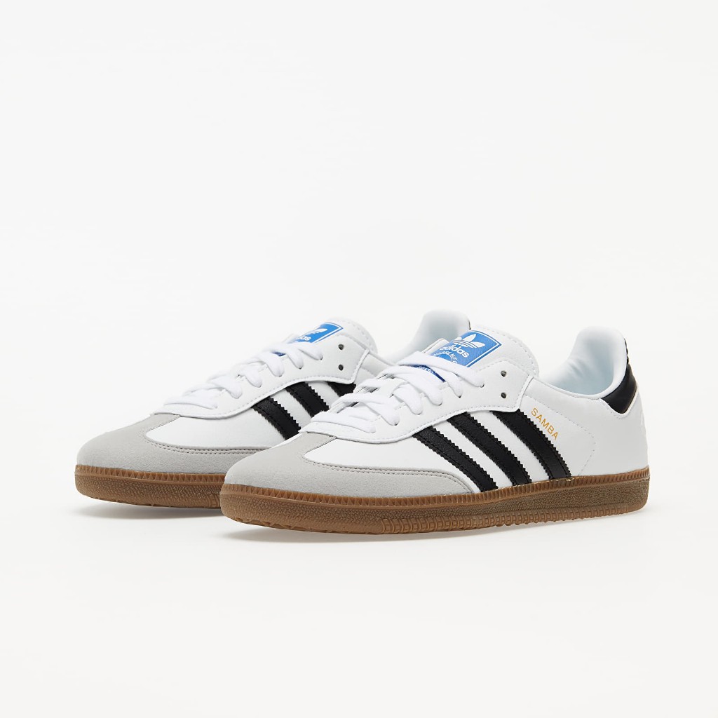 Adidas samba OG trend premium quality White Black sepatu | Shopee Malaysia