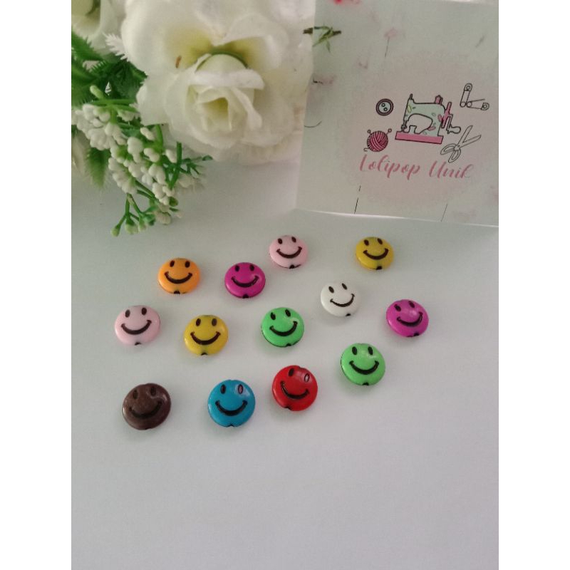 Mote Bead smile Top And Bottom Hole (10gr) | Shopee Malaysia