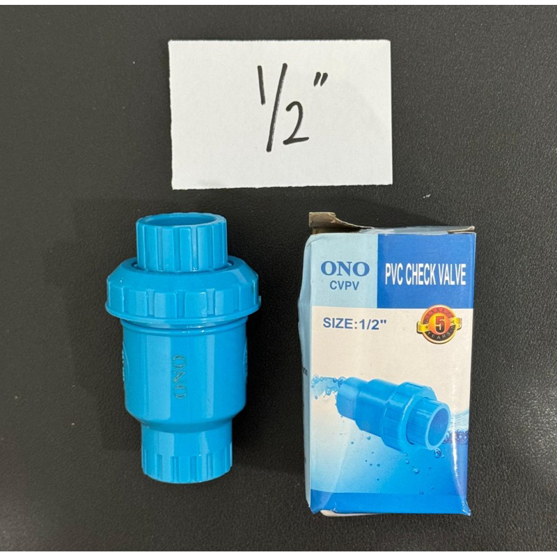 CVPV ONO BLUE 1/2" inch CHECK VALVE pvc middle VALVE VALVE plain pvc ...