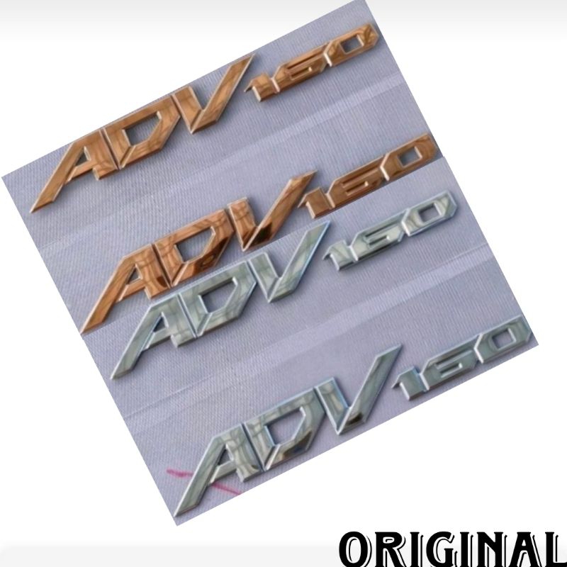 Emblem adv 160 ori logo adv 160 gold (Unit) | Shopee Malaysia