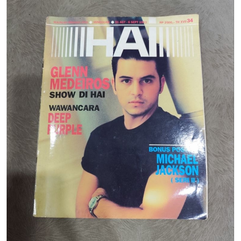 Hai 1993 Magazine Cover Glenn Medeiros Vintage collection of toured ...