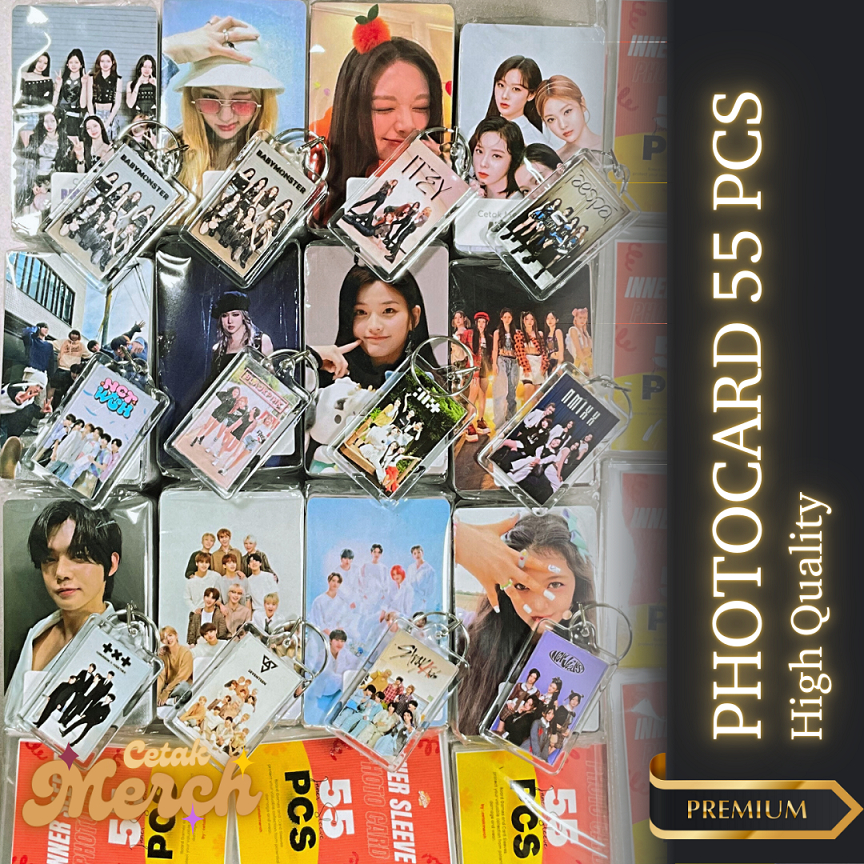 [55 Pcs] Photocards KPOP Hiqh Quality Unoficial + Free Innersleeve ...