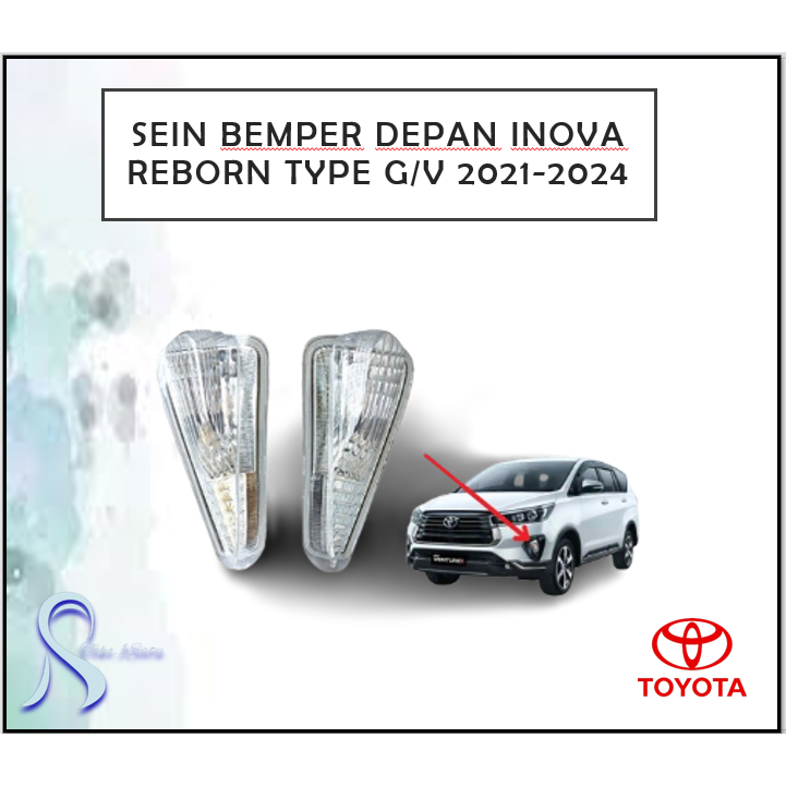 Innova Reborn Bumper Turn Signal Lights 2021 2022 2023 Type G, Type V ...