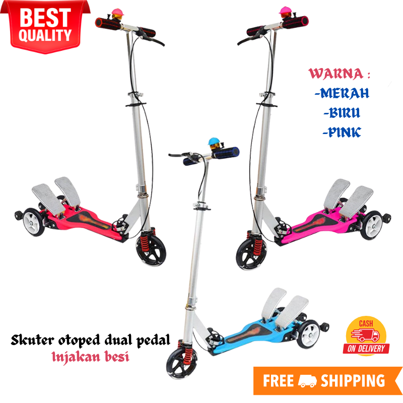 Dual Pedal Scooter / Iron Boost Scooter / Otoped Scooter | Shopee Malaysia