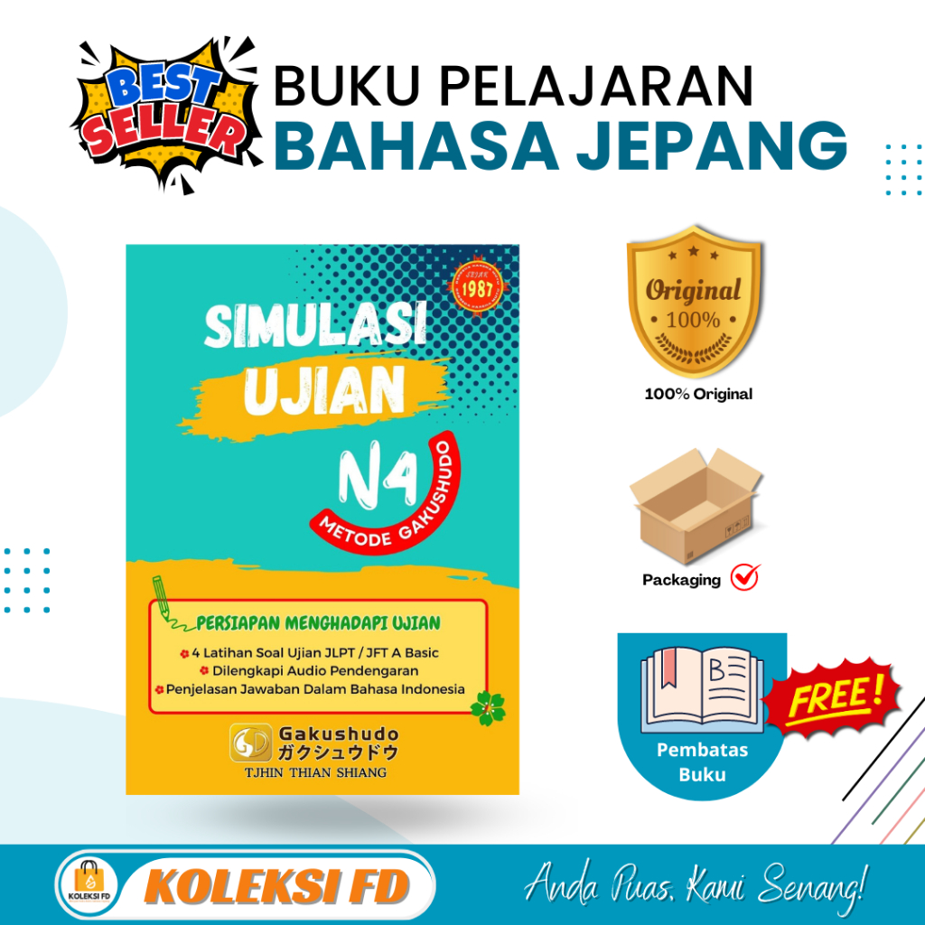 N4 Exam Simulation || 100% ORIGINAL Gakushudo Method Japanese Book ...