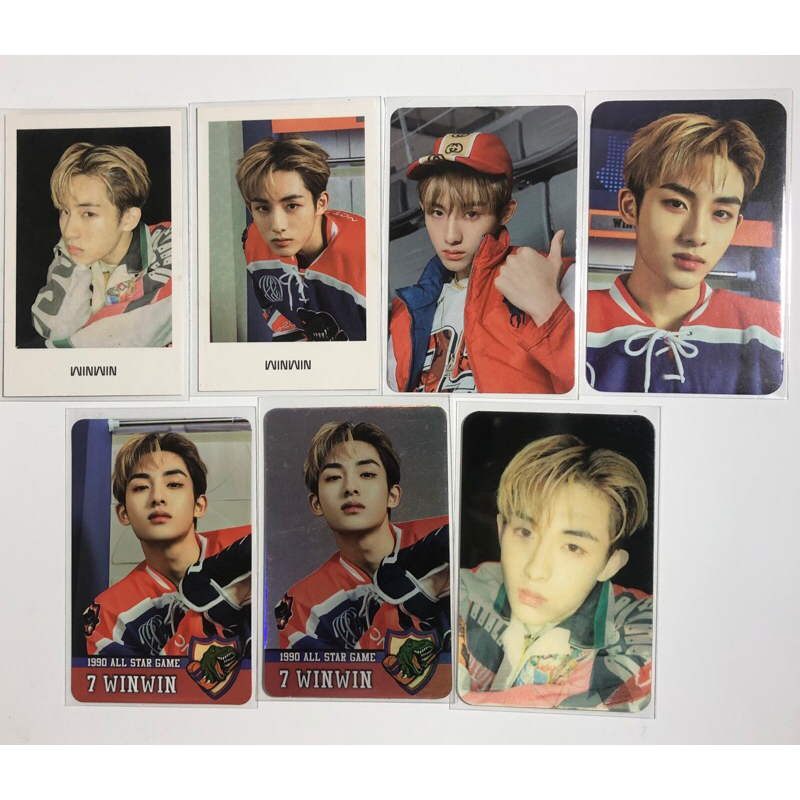 Photocard pc winwin nct2020 90's love polaroid, luggage sticker ...