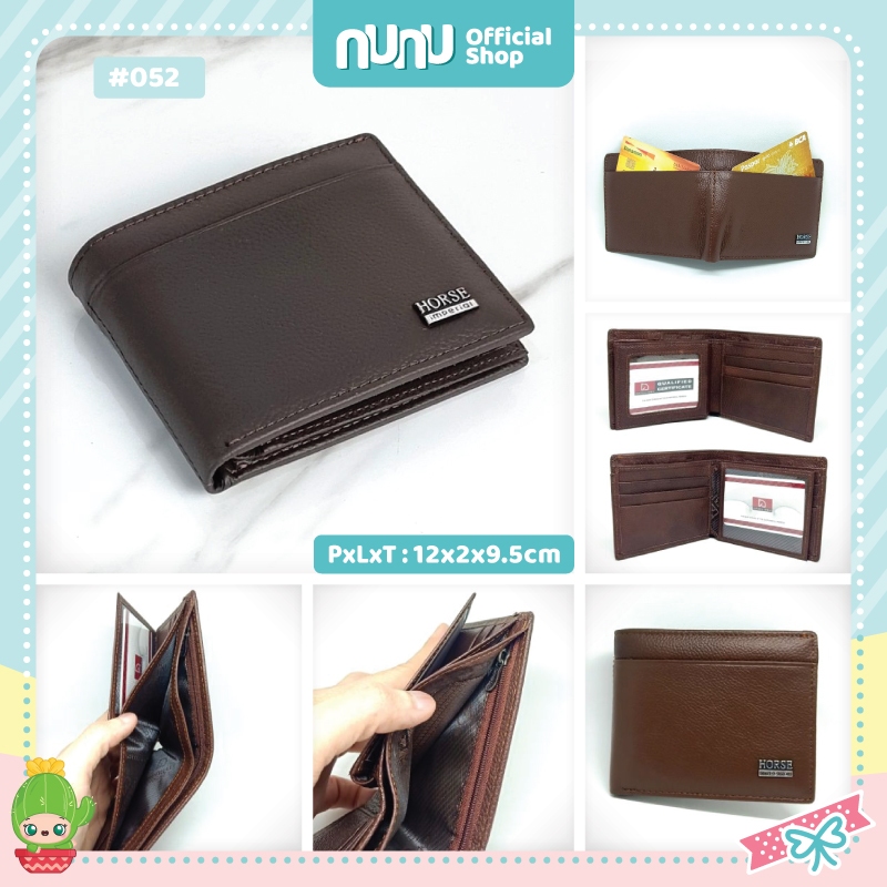 Nunu | Imperial Horse Men's Folding Wallet / Genuine Leather 052 ...