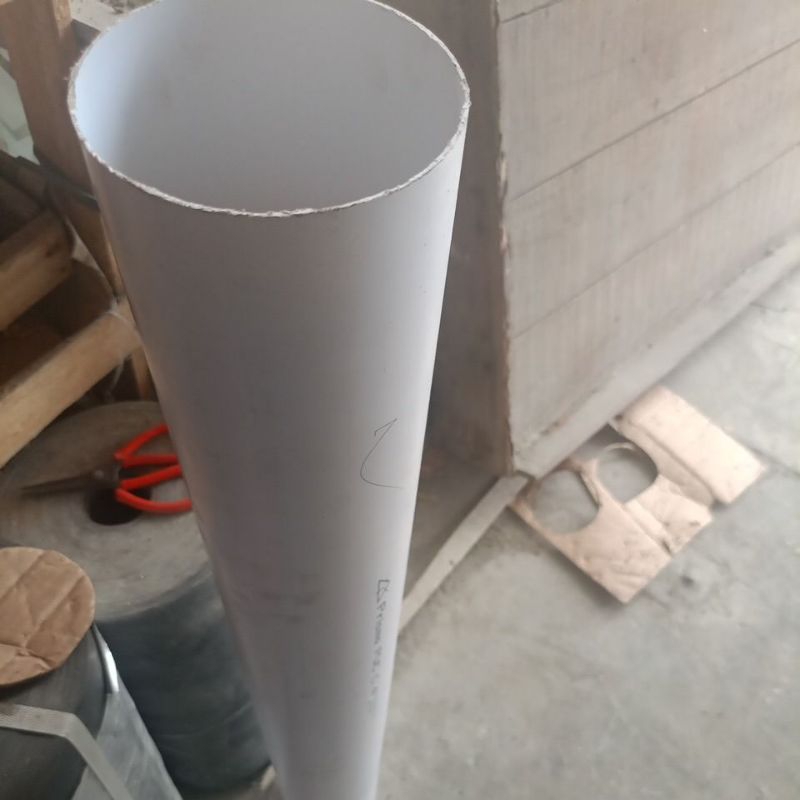 PUTIH Pvc Paralon Pipe C 4 Inch Thin Dim Length 100 Cm 1 meter White ...